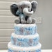 Elephant Themed Diaper Cake-babyshower Gift for Mom to Be-baby Shower ...