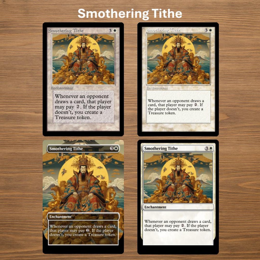 Smothering Tithe Custom Playtest Card for Magic the Gathering ...