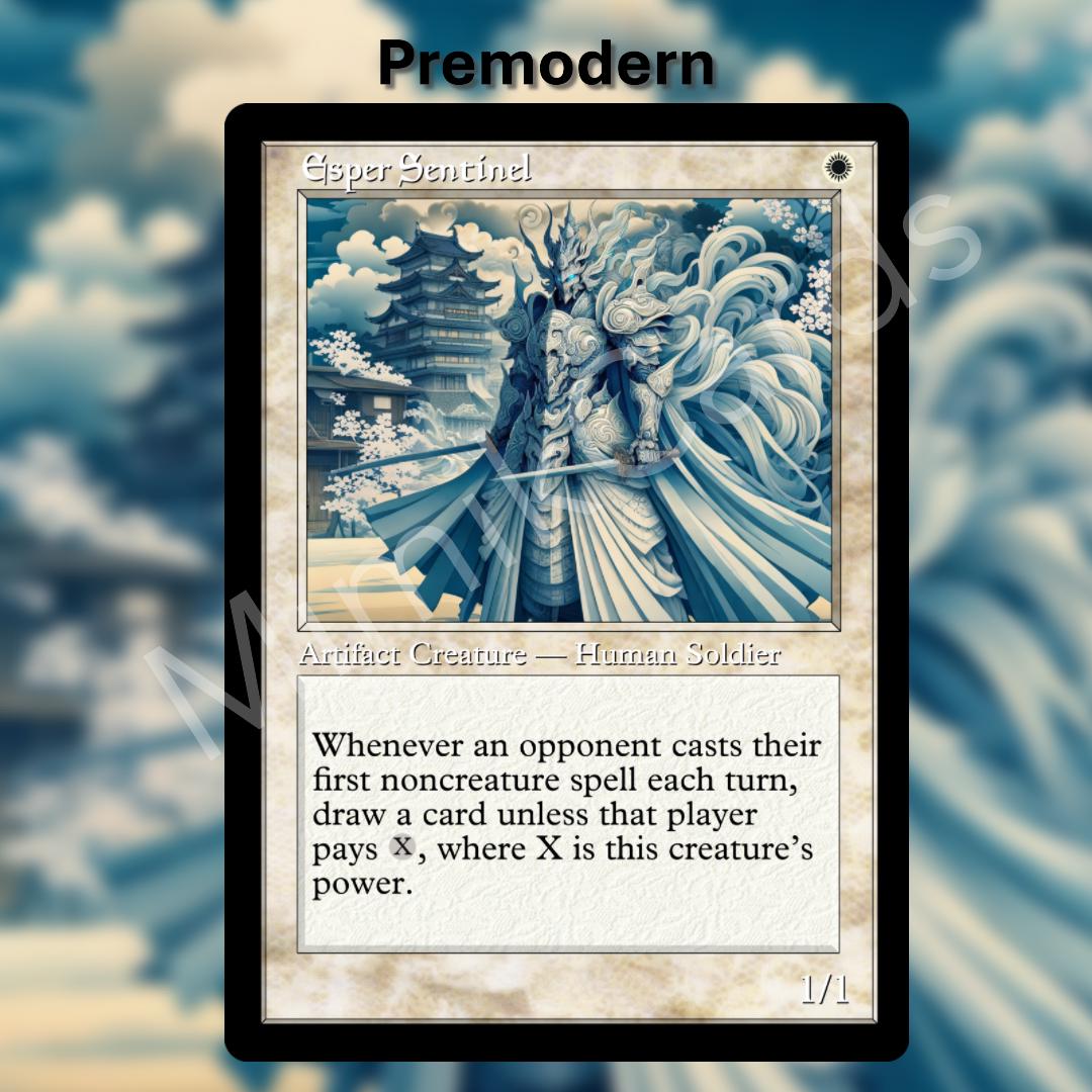 Esper Sentinel Custom Playtest Card for Magic the Gathering (borderless ...