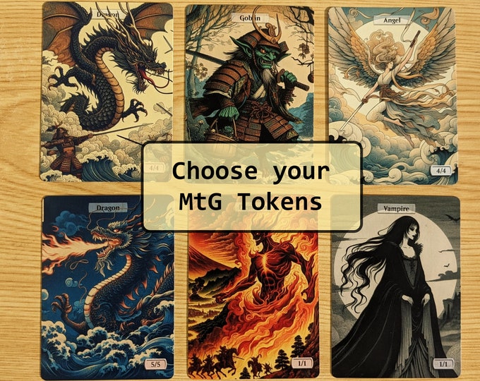 Choose Your Custom Tokens / Basic Lands for Magic the Gathering - Etsy