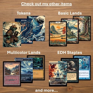 10 Dual Lands (custom Full Art Lands for Magic the Gathering) - Etsy