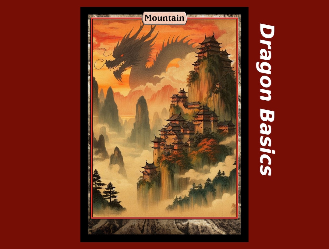 20 Dragon Basic Lands for Magic the Gathering (custom Full Art) - Etsy