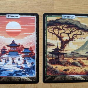 10 Dual Lands (custom Full Art Lands for Magic the Gathering) - Etsy
