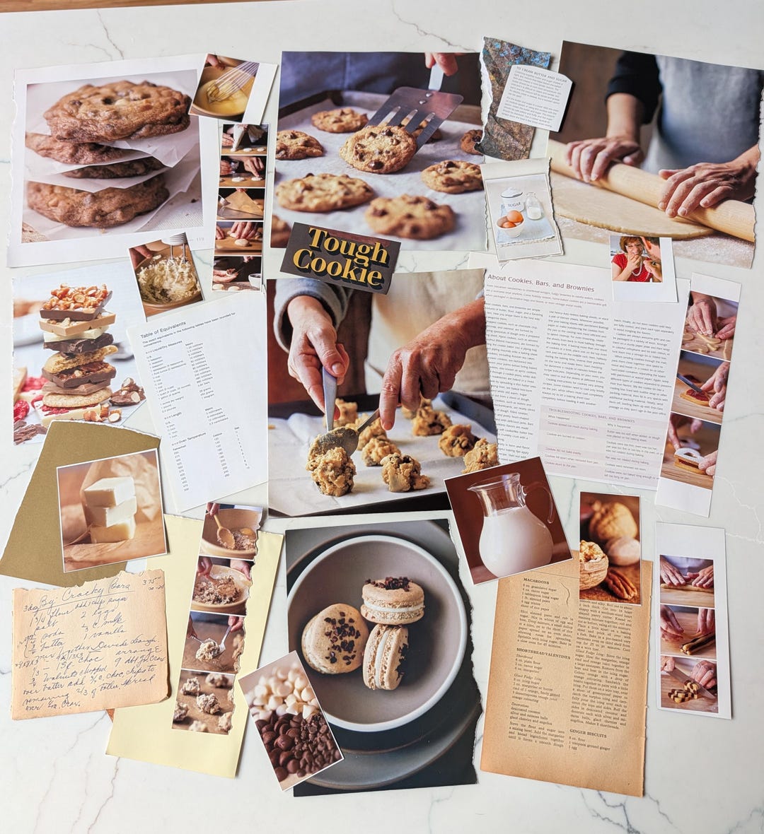 Tough Cookie Baking Ephemera Kit | Making Cookies | Cozy Kitchen ...