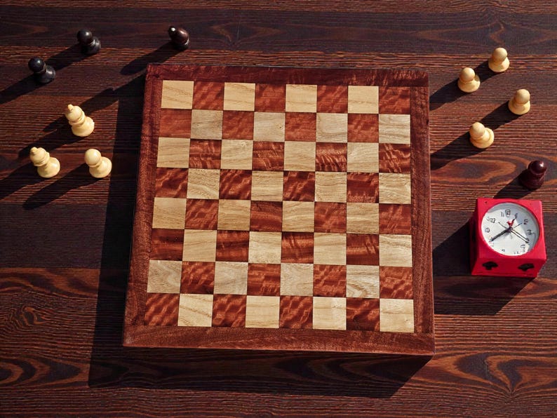 Eucalyptus and Ash Chess Board - Etsy