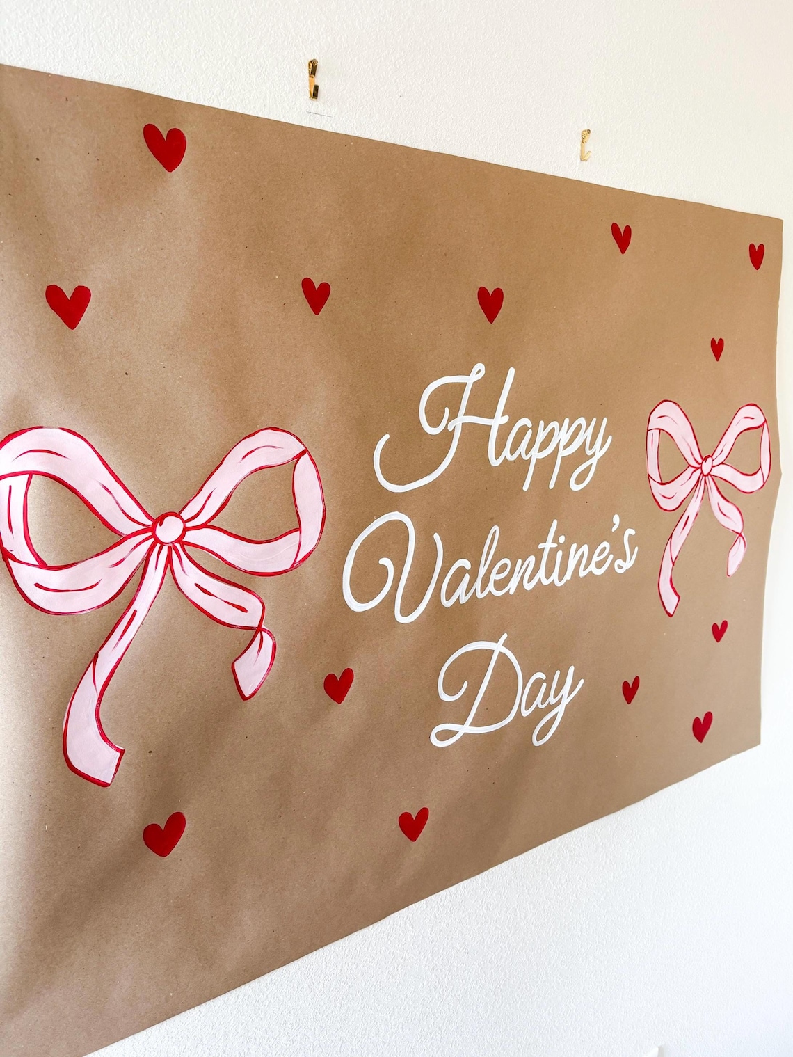 Valentines Banner Hand Painted Party Sign Painted Banner Galentines ...