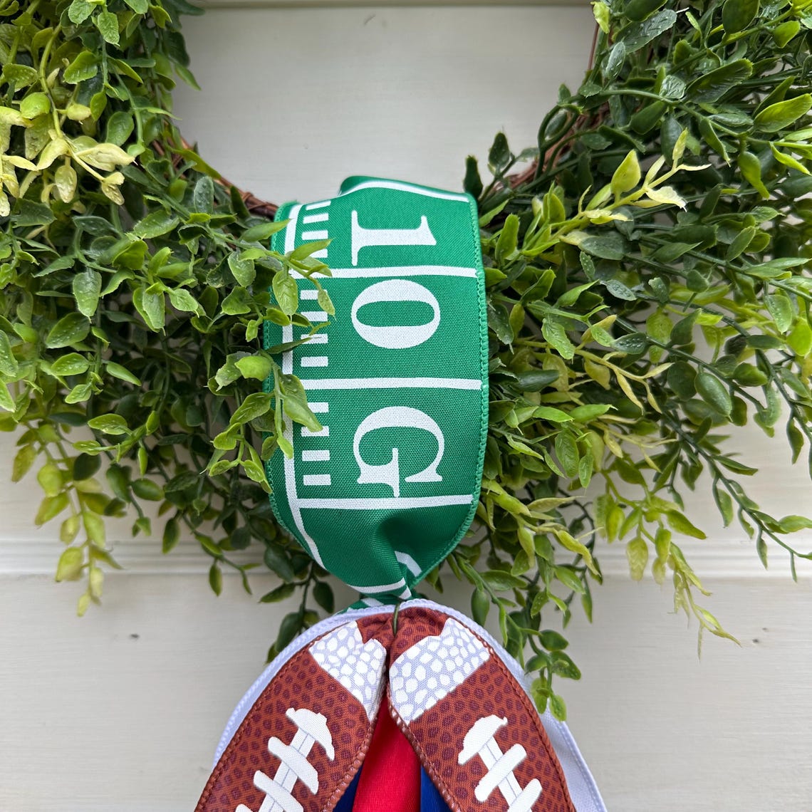 Wreath Sash for Front Door Football Sash for Game Day Door Decor Front ...