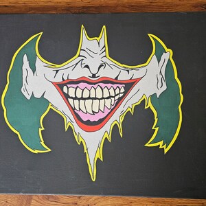 Joker Smile - 50cm X 40cm - Wall Art, Cartoon Painting, Canvas ...