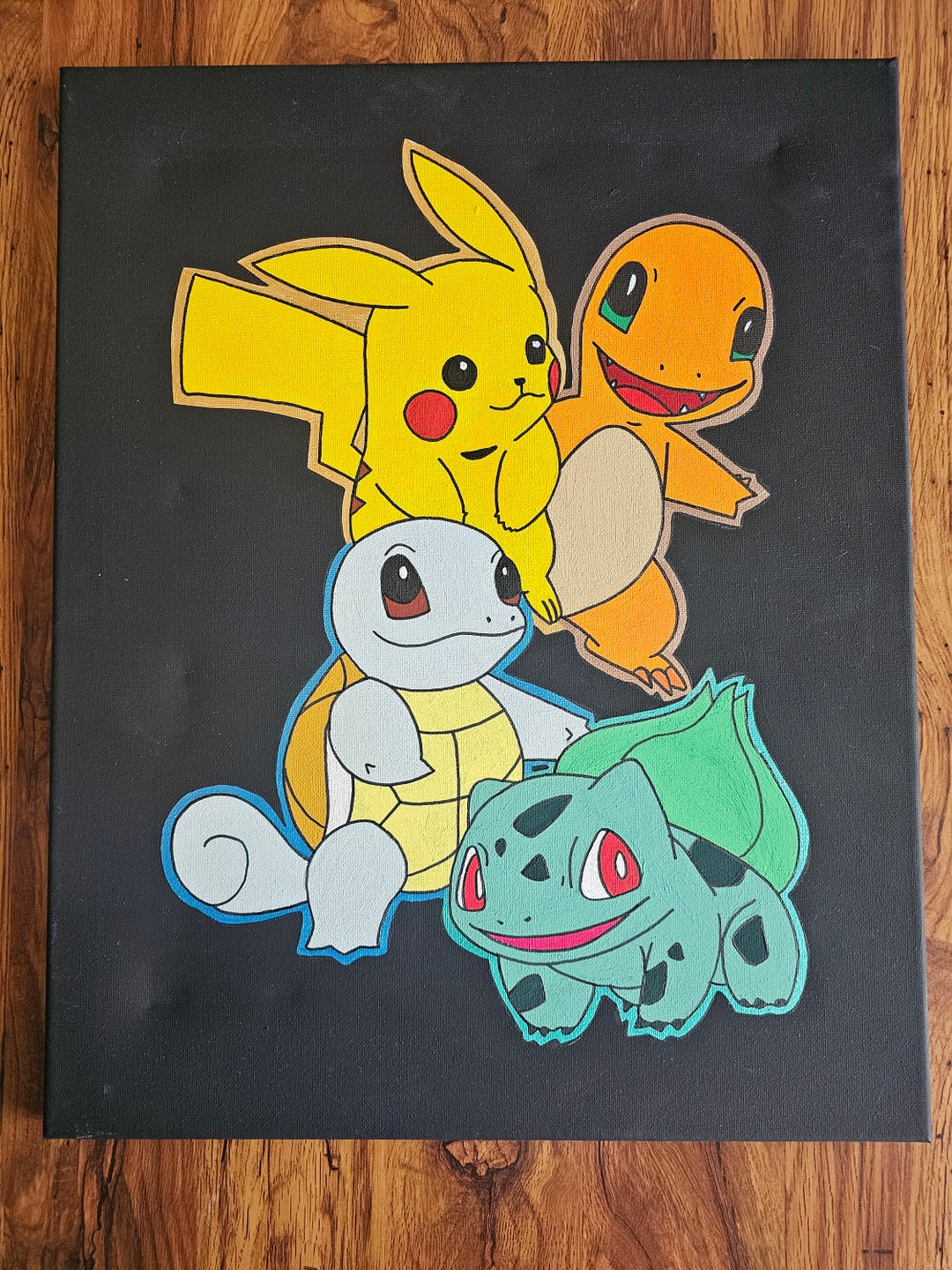 The Original Four - 40cm X 50cm - Wall Art, Cartoon Painting, Canvas ...