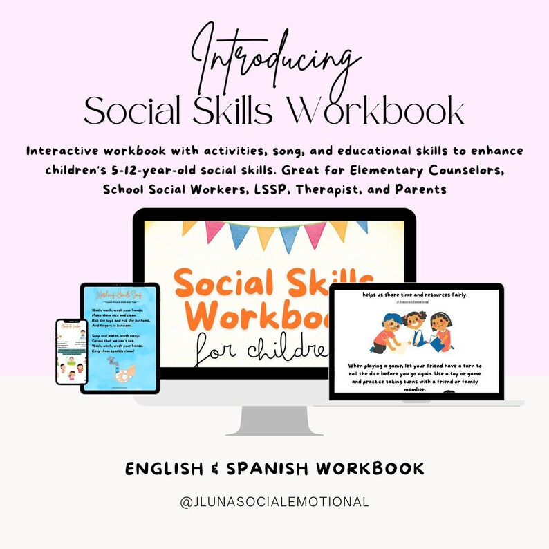 Social Skills Workbook: English and Spanish - Etsy