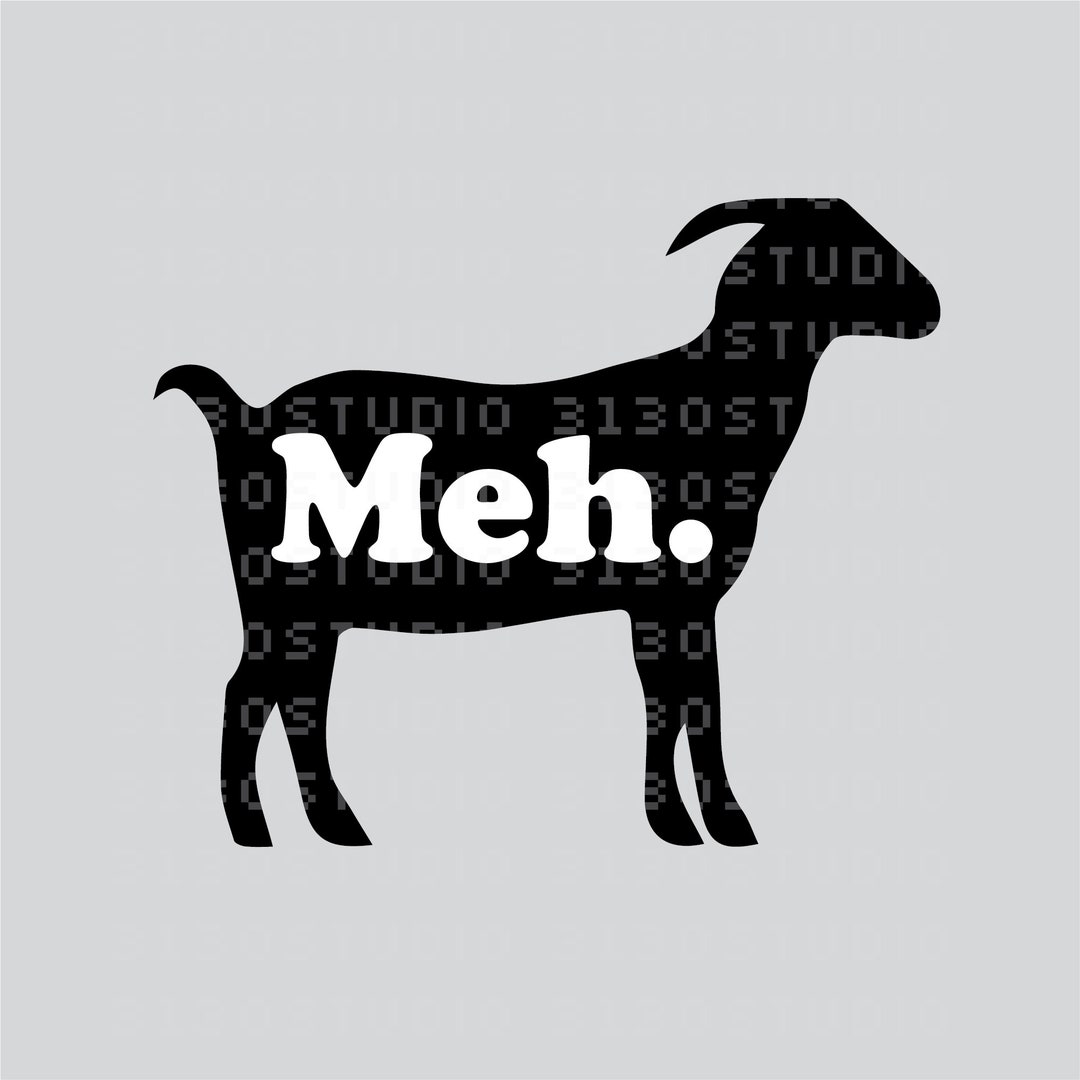 Meh. Svg, Eps, Dxf, Png Digital Download - Etsy