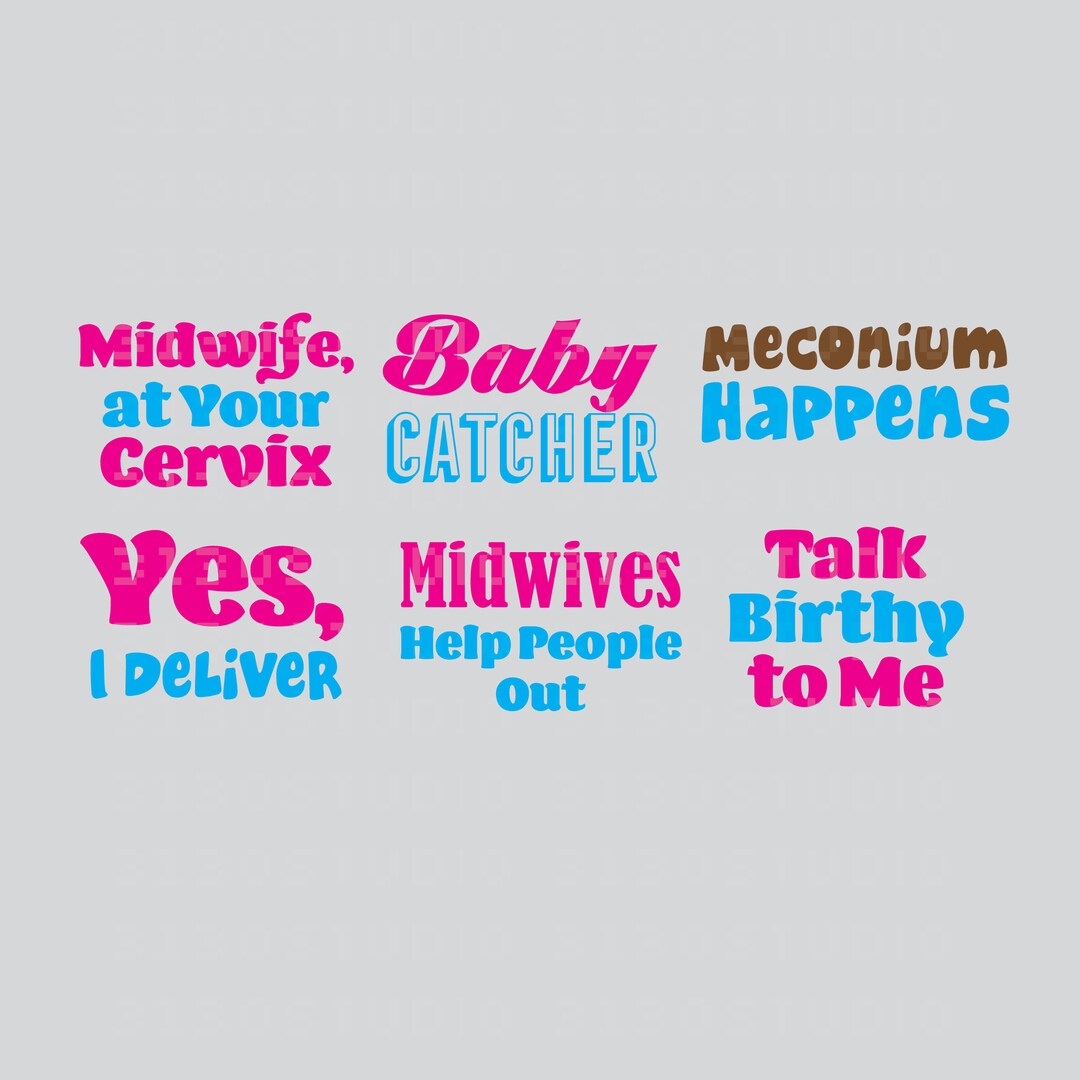 Midwife Gifts Puns Svg, Eps, Dxf, Png Digital Download - Etsy
