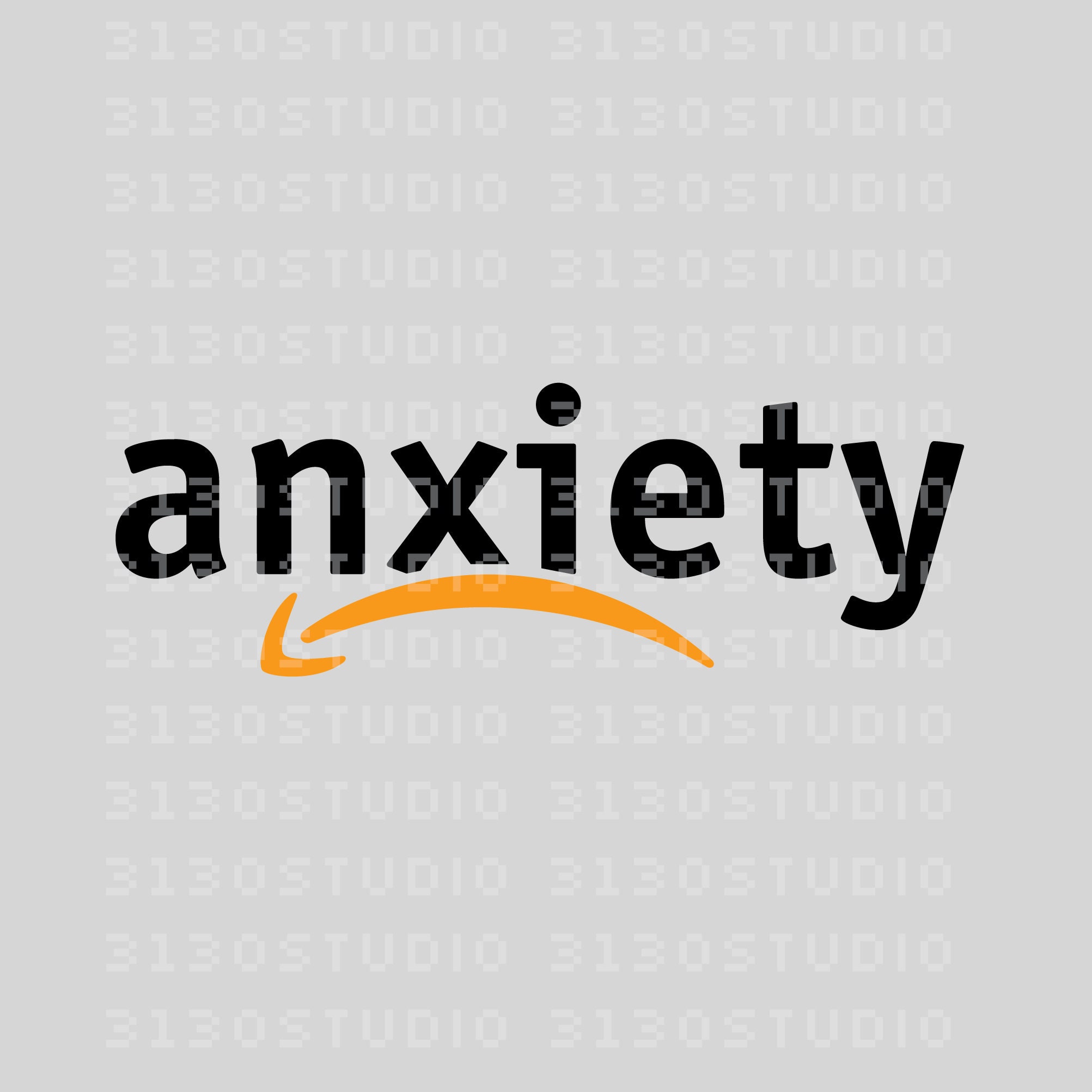 Anxiety Logo Graphic Svg, Eps, Dxf, Png - Etsy