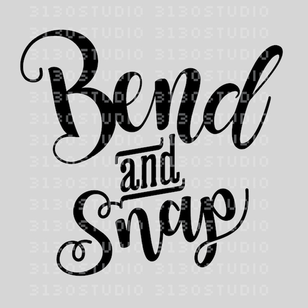 Bend and Snap - Etsy