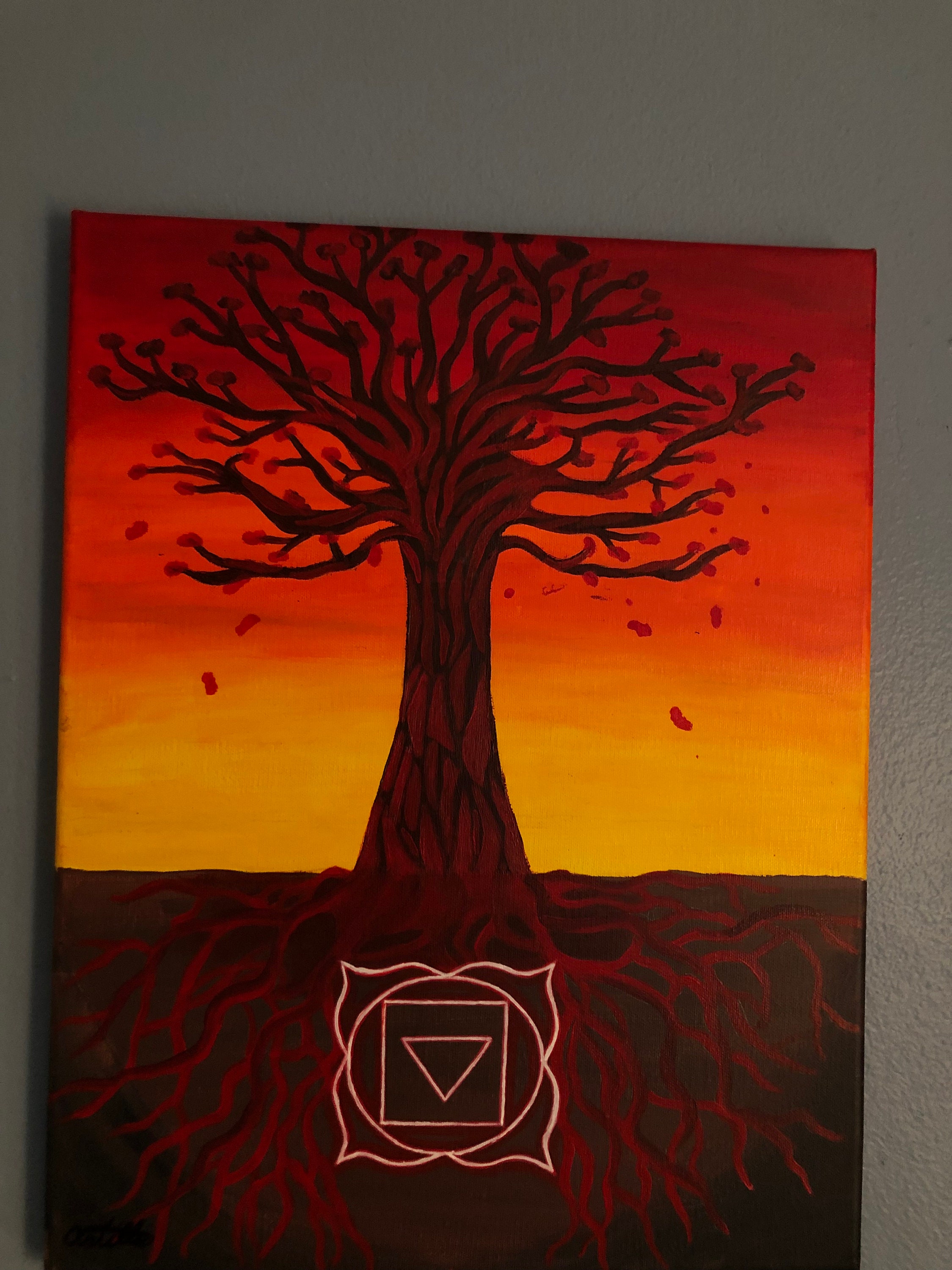 Root Chakra Tree CUSTOM - Etsy