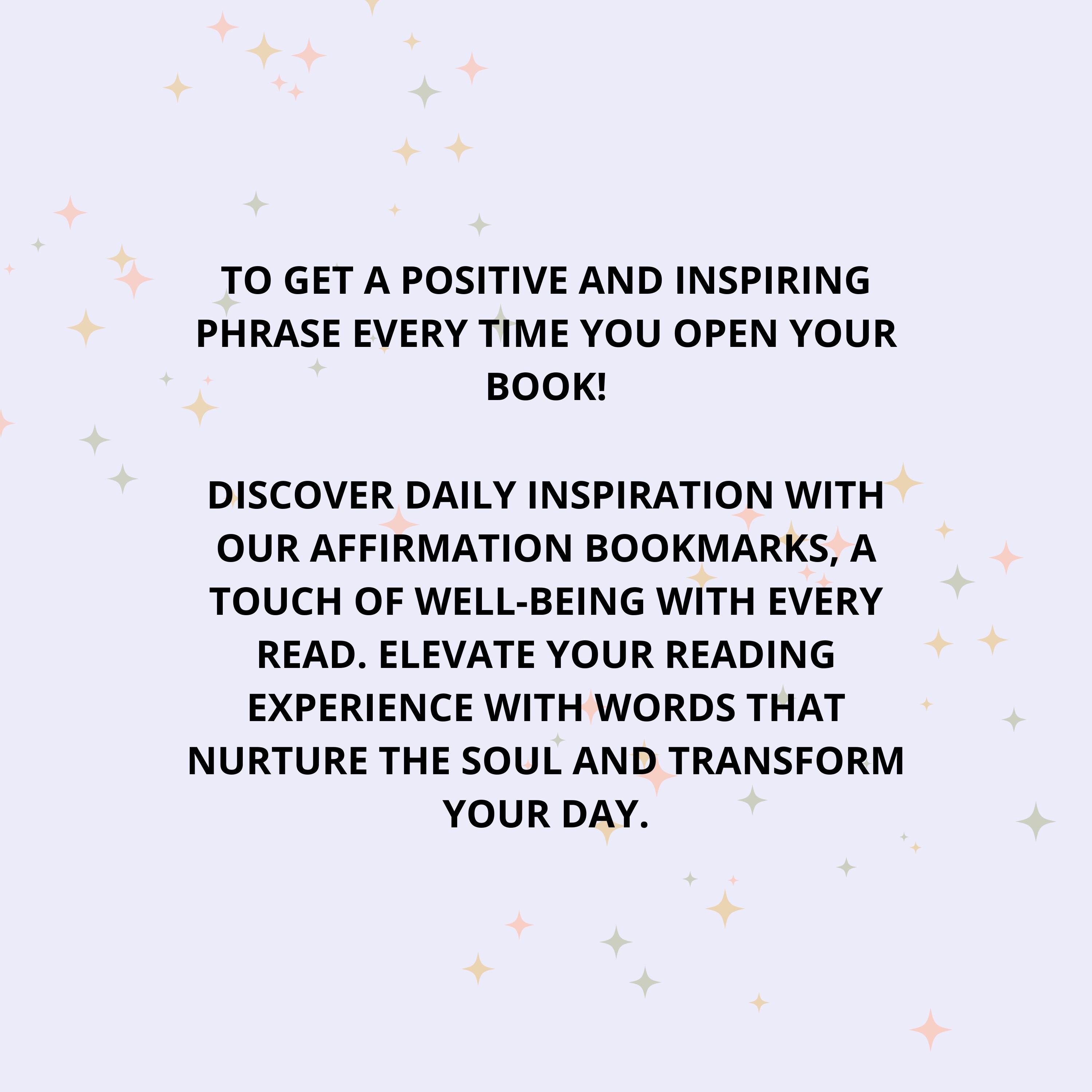 Positive Affirmations Bookmarks, Printable Positive Quotes Bookmarks ...