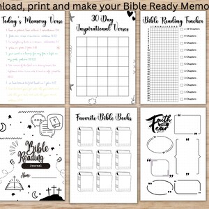 Bible Reading Journal: Old & New Testament Study (A5 Printable) - Etsy