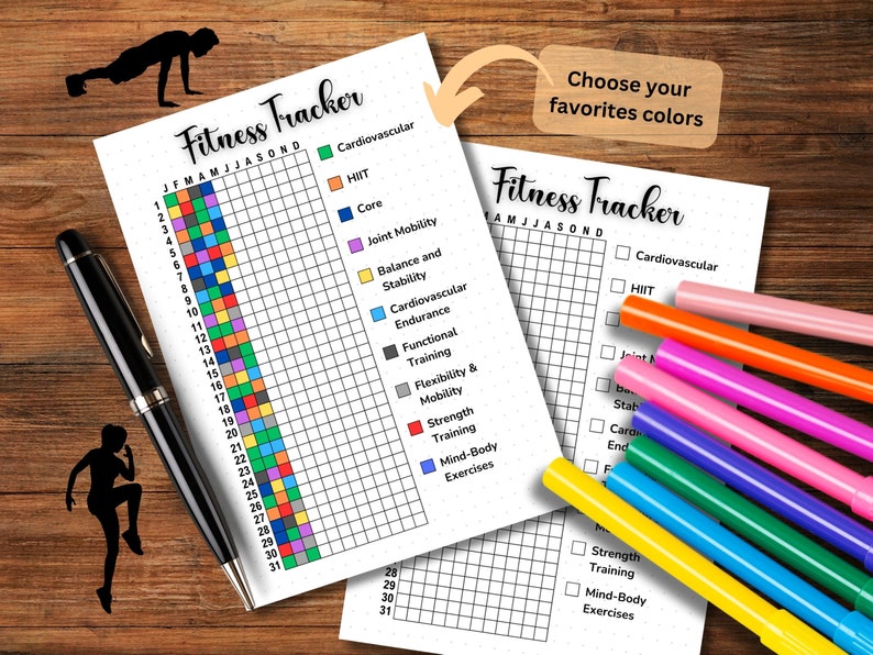 Yearly Tracker Bundle | Printable Tracker Bundle | A5, A4 & Letter ...
