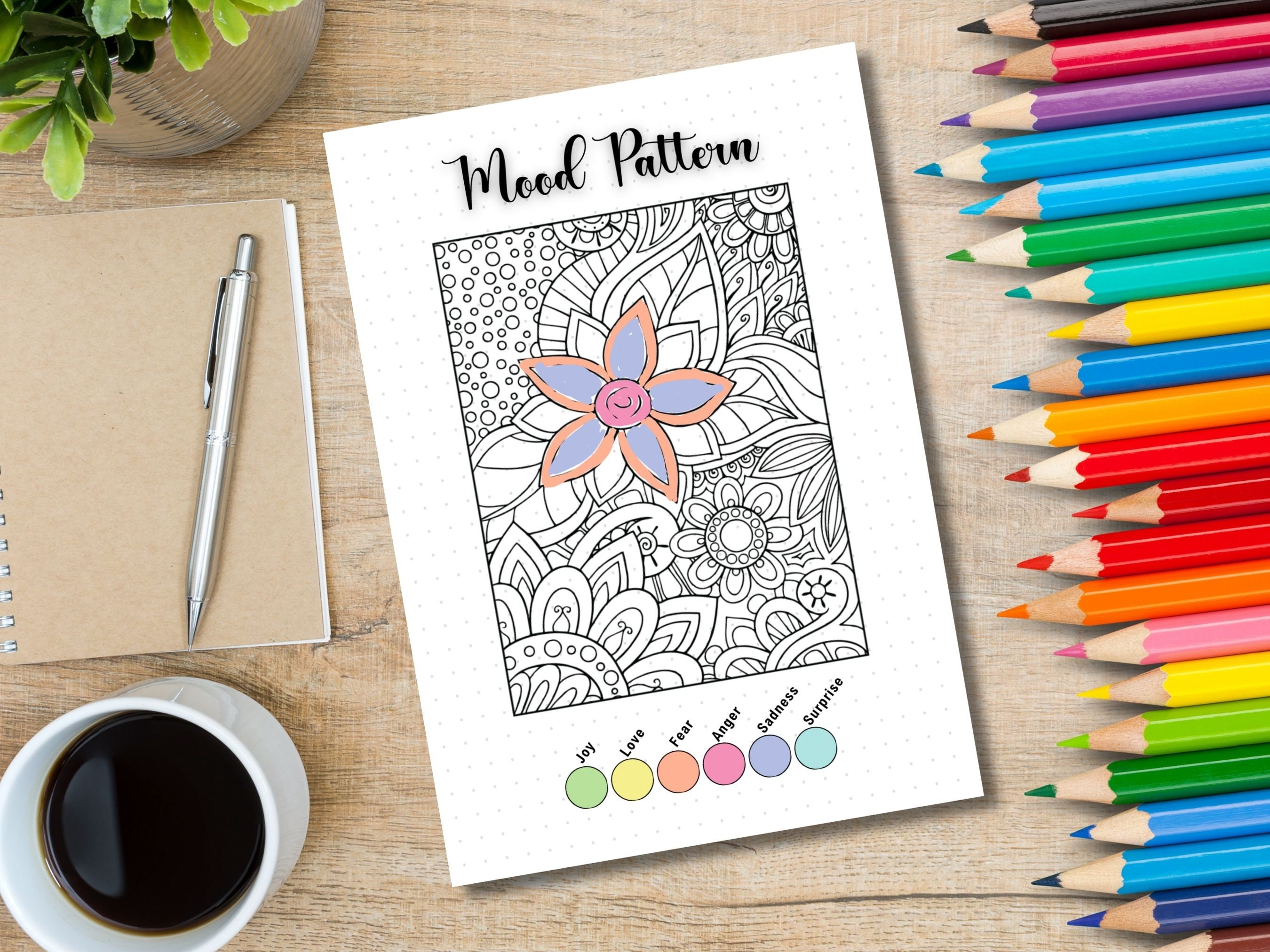 Mood Tracker Bundle | Printable Mood Tracker Bundle | A5, A4 & Letter ...