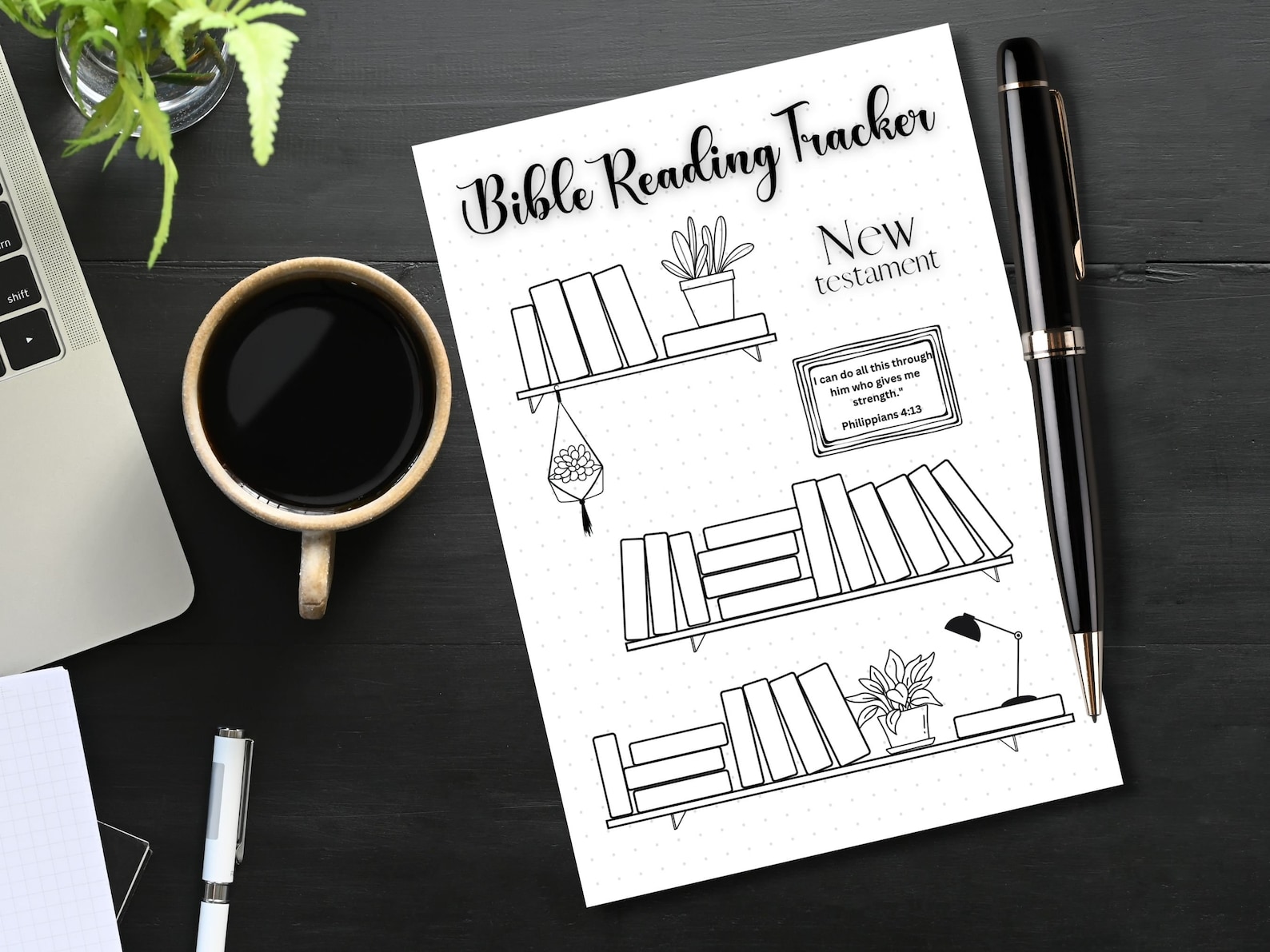 Bible Reading Tracker | A5, A4 & Letter Page | Old Testament | New ...