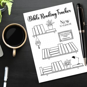 Bible Reading Tracker | A5, A4 & Letter Page | Old Testament | New ...