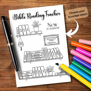 Bible Reading Tracker | A5, A4 & Letter Page | Old Testament | New ...