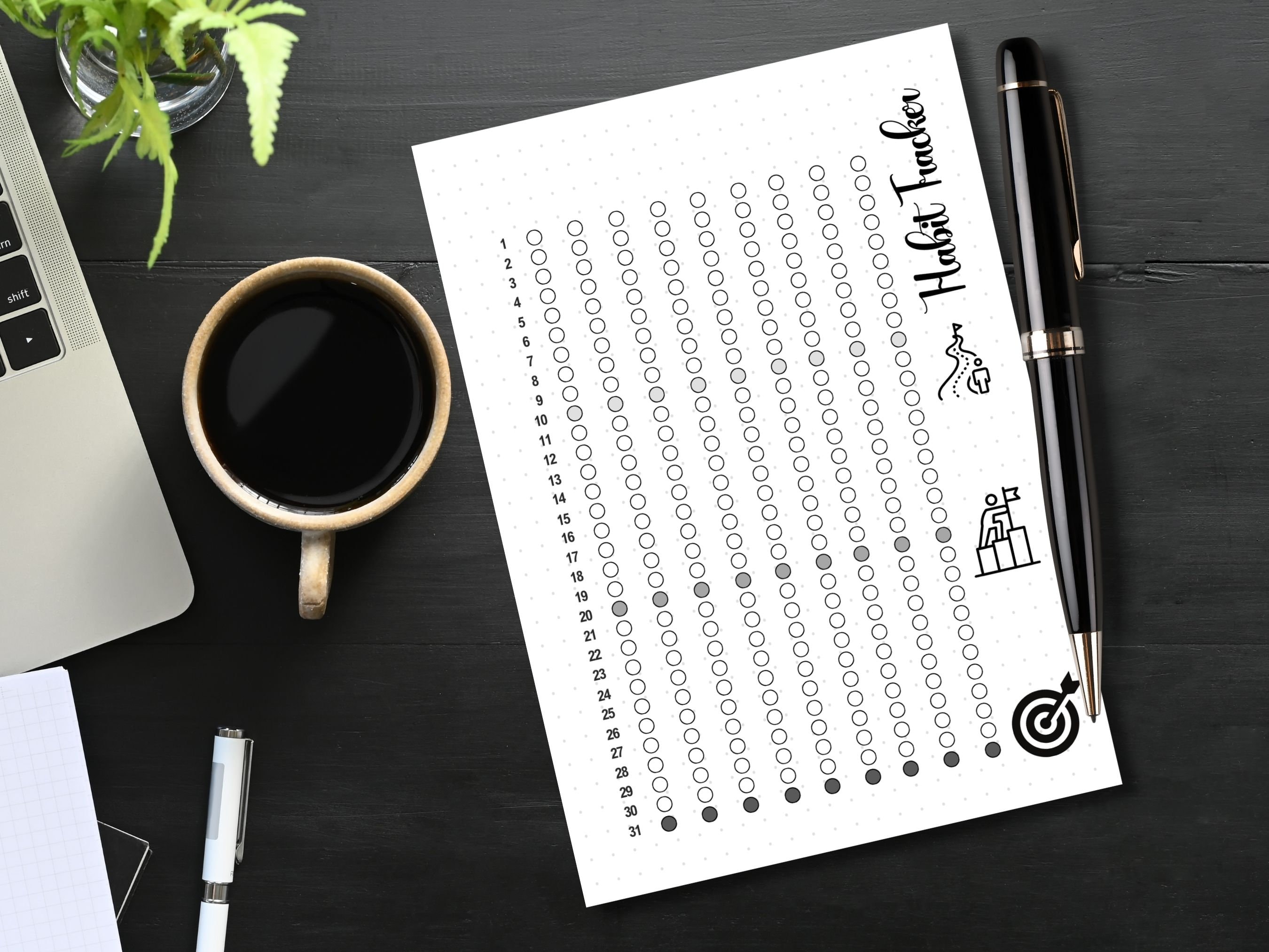 Habit Tracker Printable Habit Tracker A5, A4 & Letter Journal Page ...