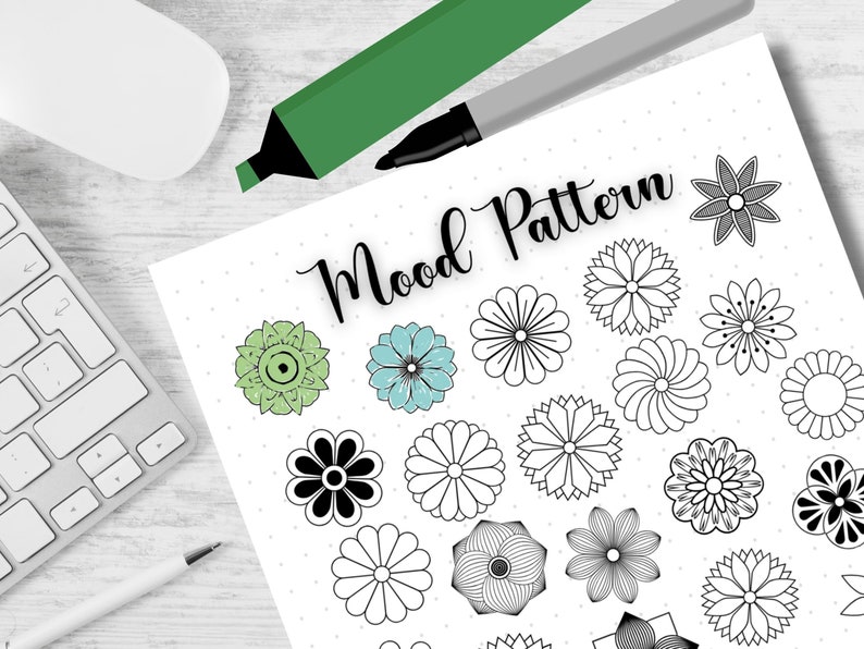 Mood Tracker Bundle | Printable Mood Tracker Bundle | A5, A4 & Letter ...