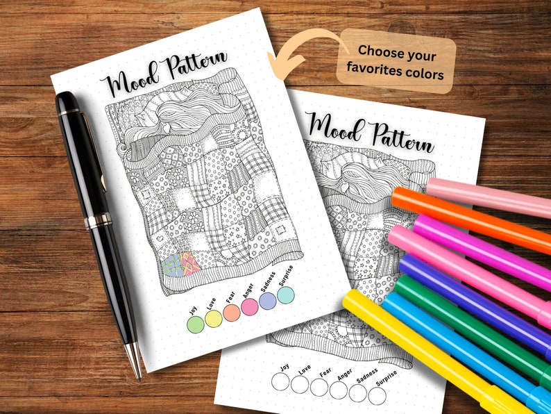 Mood Tracker Bundle | Printable Mood Tracker Bundle | A5, A4 & Letter ...