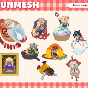 Dungeon Meshi Foods Charm - Etsy