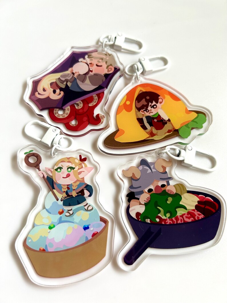 Dungeon Meshi Foods Charm - Etsy