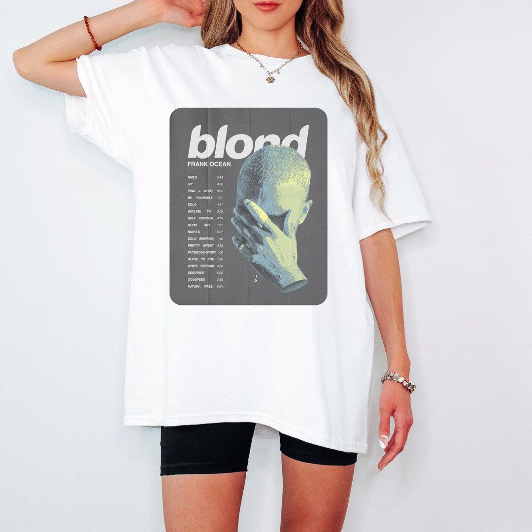 Limited BLOND Merch, Frank Ocean BLOND Album T-shirt, Vintage Frank ...