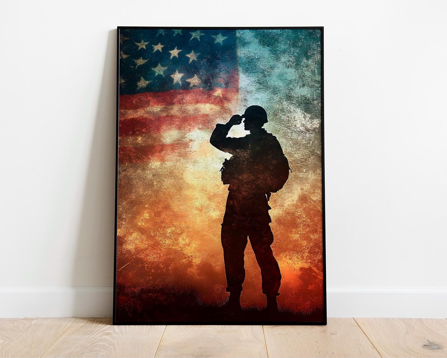 3 High-resolution JPG Images of American Soldiers, Military Art ...