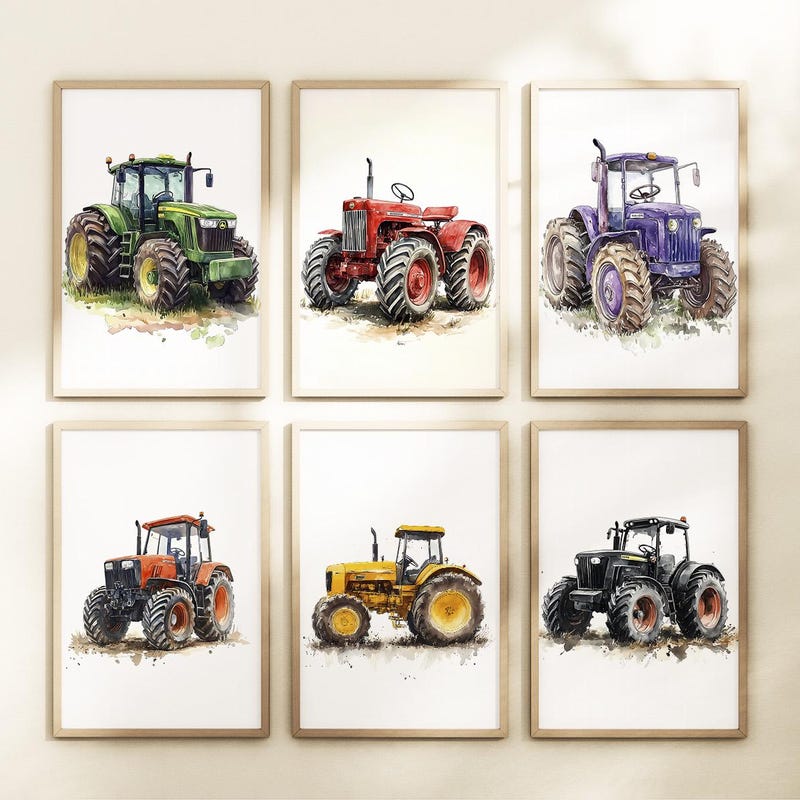 Tractor Poster Printable - Etsy