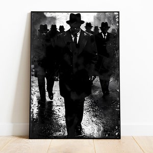Set of 4 Mafia Prints / Home Wall Poster / Gangster Digital Art ...