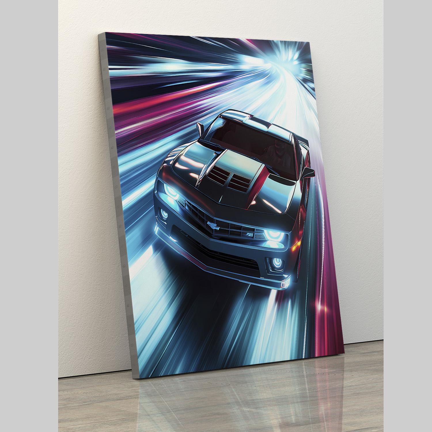 Set of 4 Chevrolet Camaro Prints, Car Poster, Digital Illustration ...