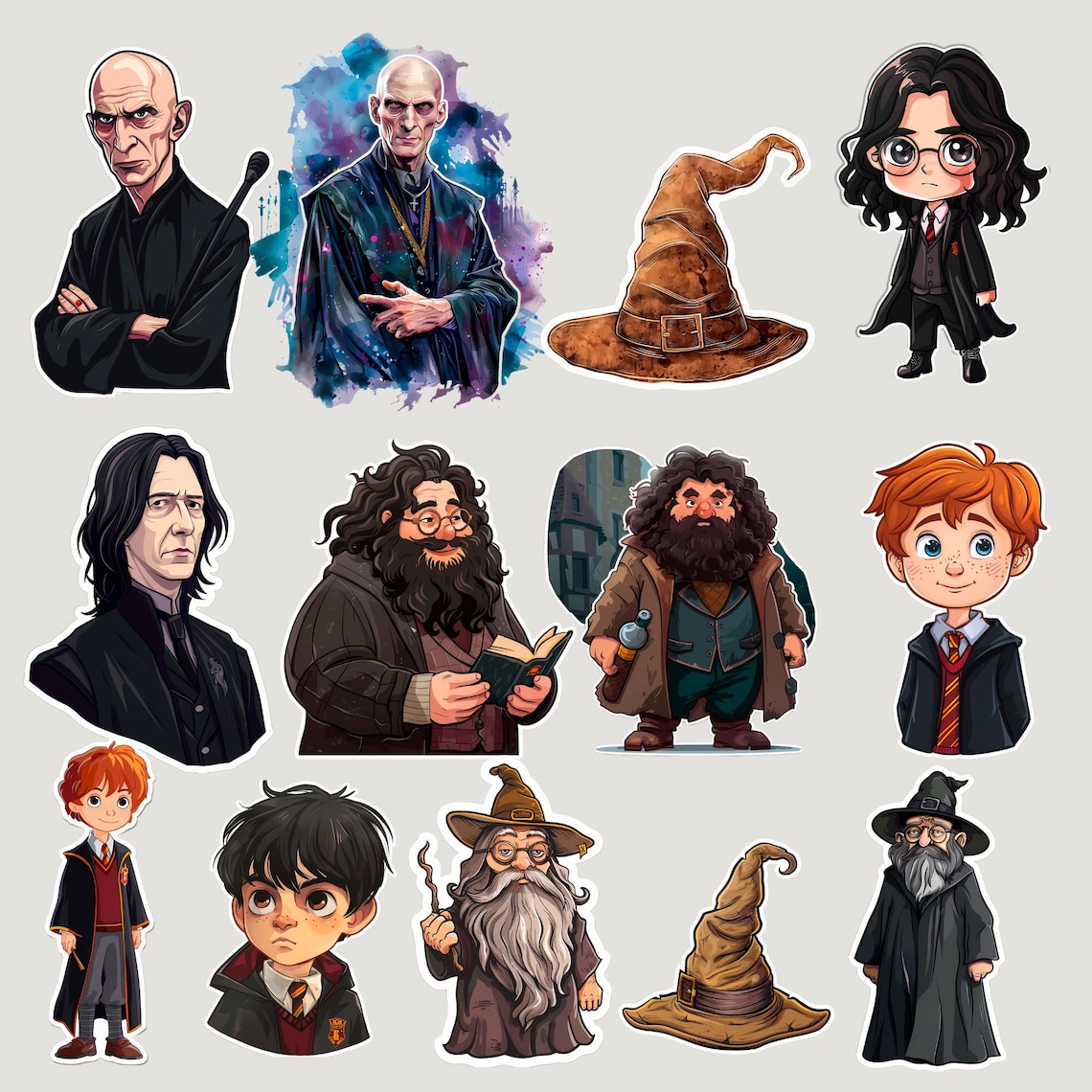 50 Wizard School Clipart PNG Digital Illustration, Magic School Clip ...