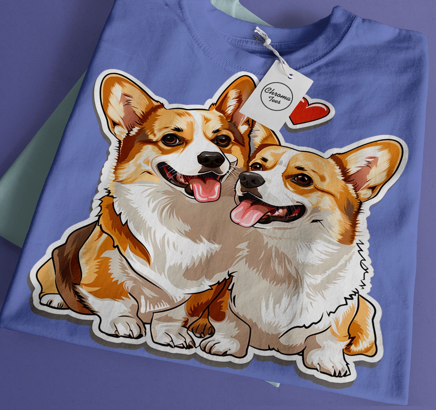 Set of 8 Cute Corgi Dogs PNG, Digital Illustration, Print Corgi Dog ...