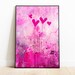 Set of 4 Preppy Art Posters, Acrylic Prints, Digital Illustration ...