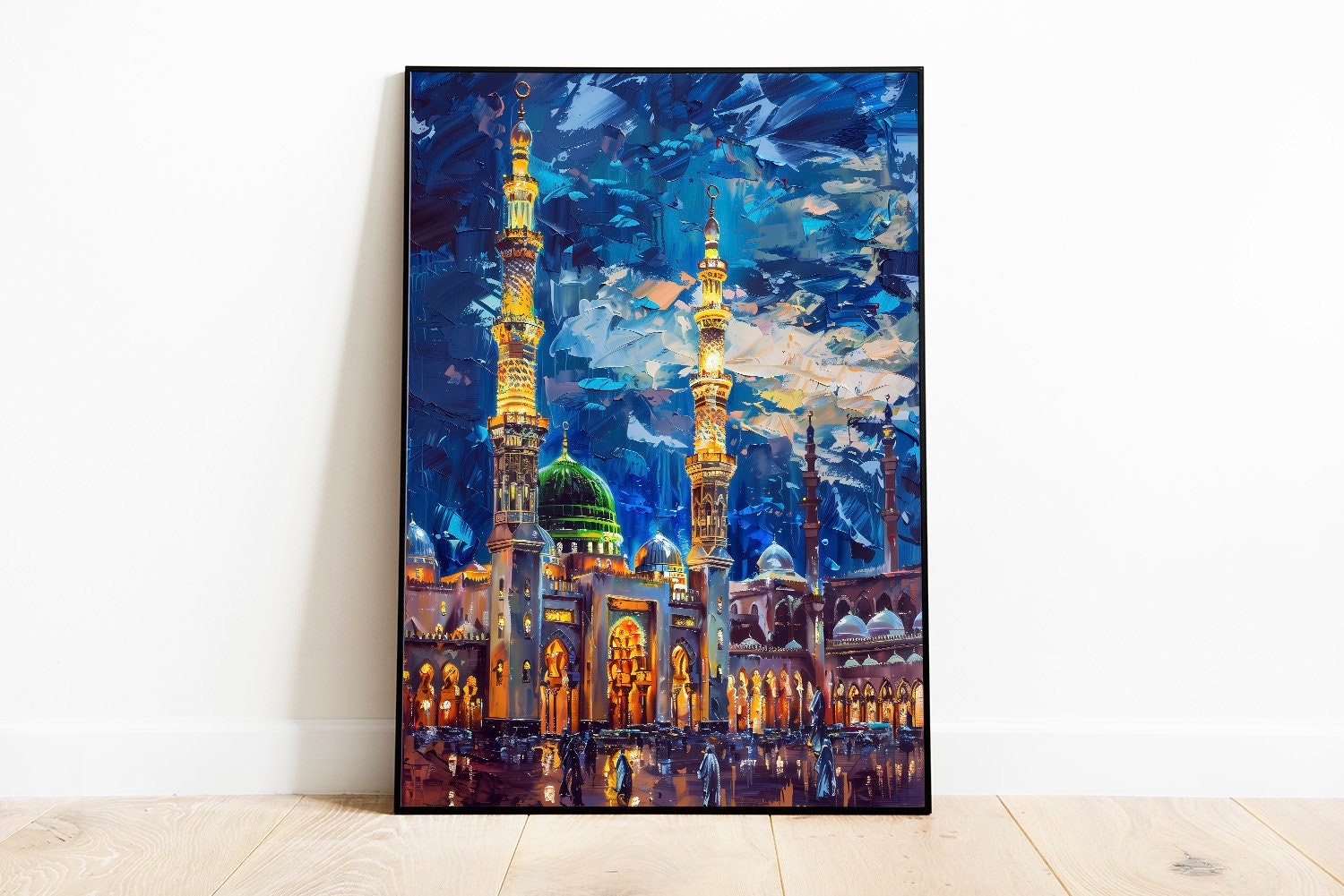Set of 5 Mosques Prints, Al-haram, Sultanahmet, Masjid an Nabawi ...