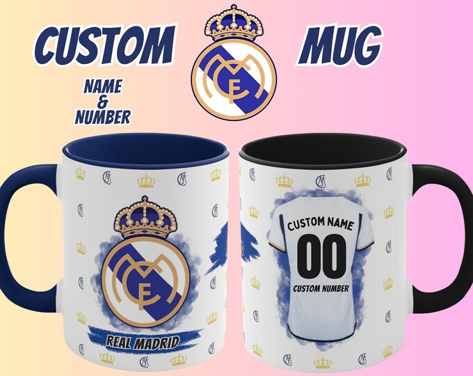 Real Madrid FC Personalized Custom Engraved Tumbler Cup YETI 20oz or ...