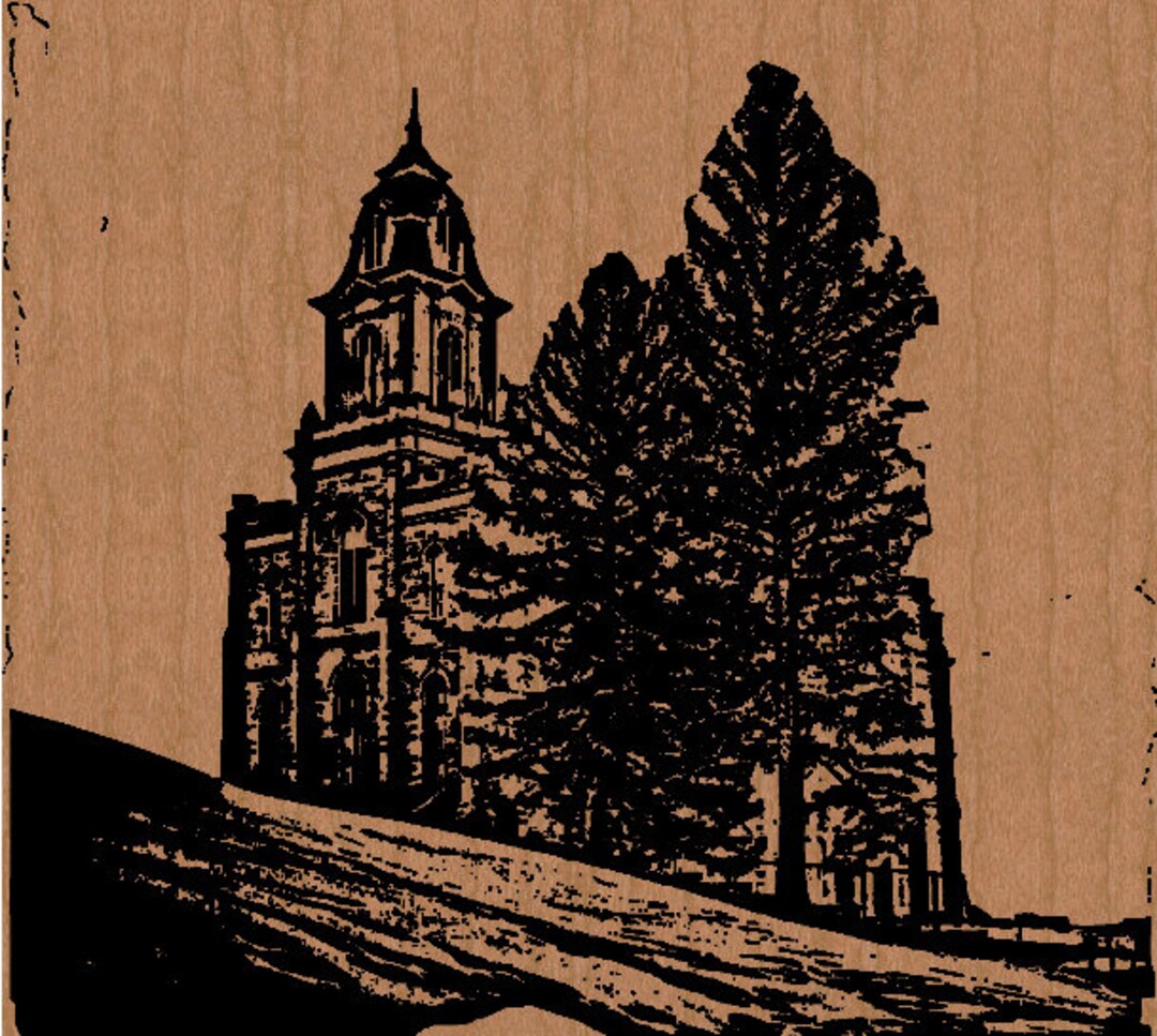 LDS Manti Temple DXF - Etsy