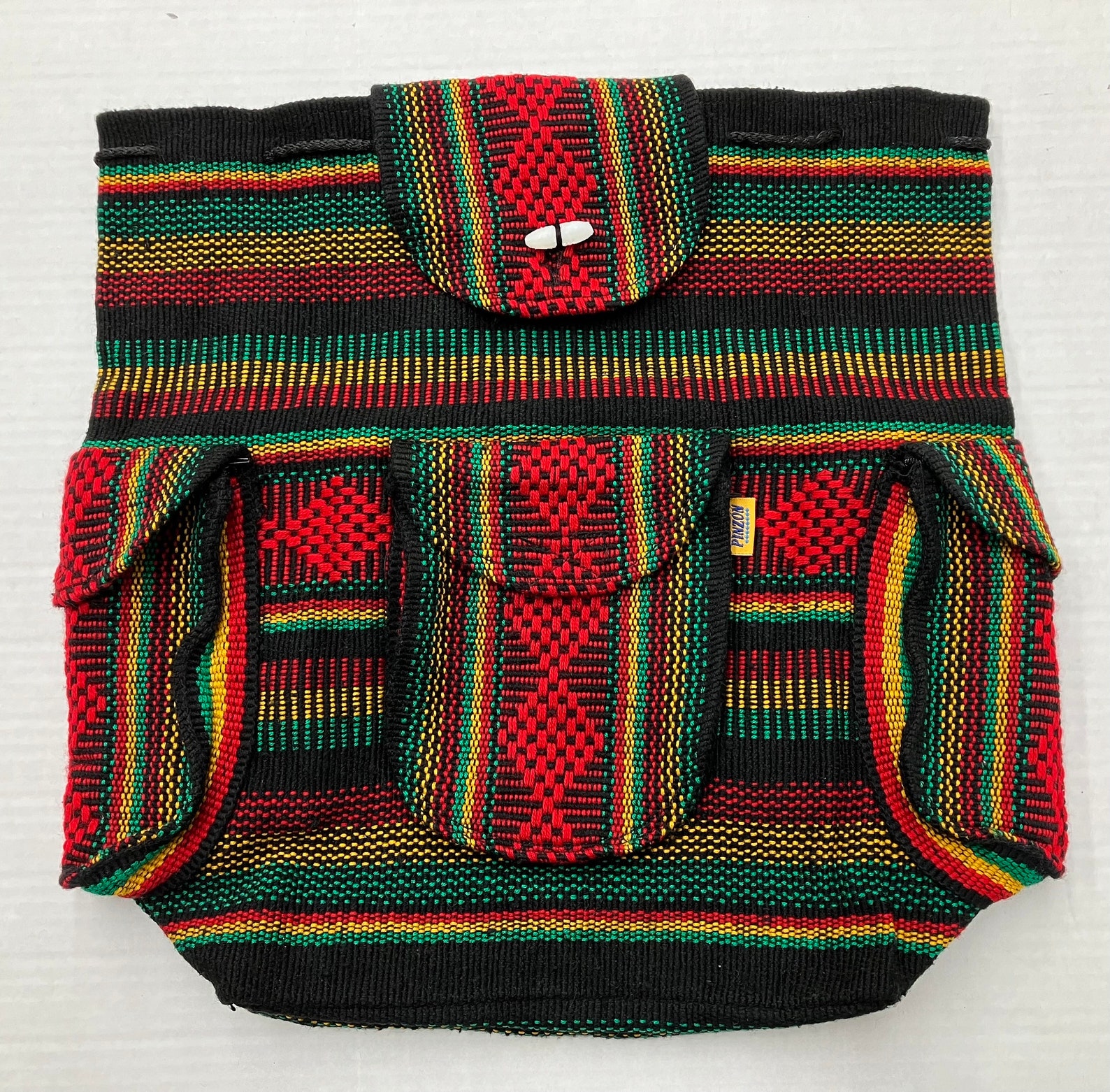Mexican Artisanal 3 Pocket Backpack - Etsy