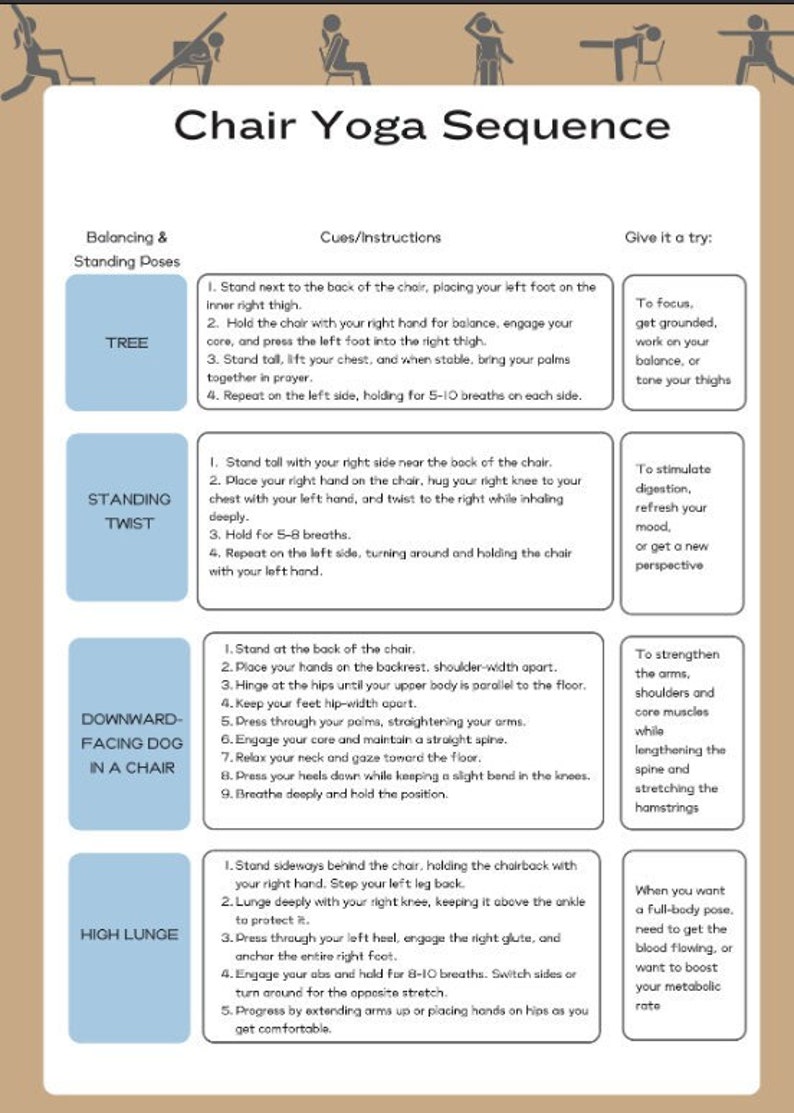30-minute Chair Yoga Sequence for Increased Energy, Focus & Wellness ...