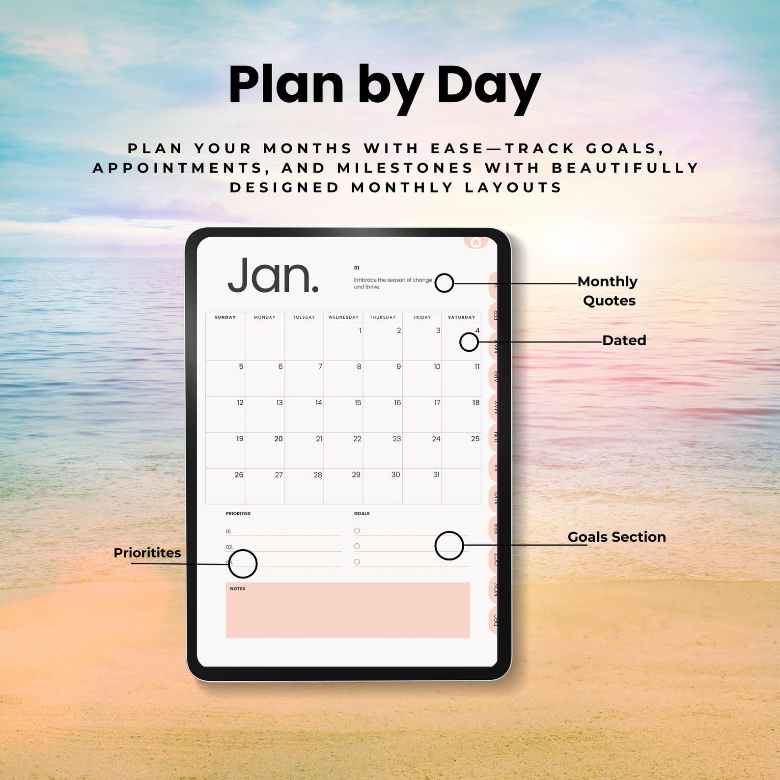 2025 Hyperlinked Digital Planner – Organize Your Year With Ease!/ Daily ...