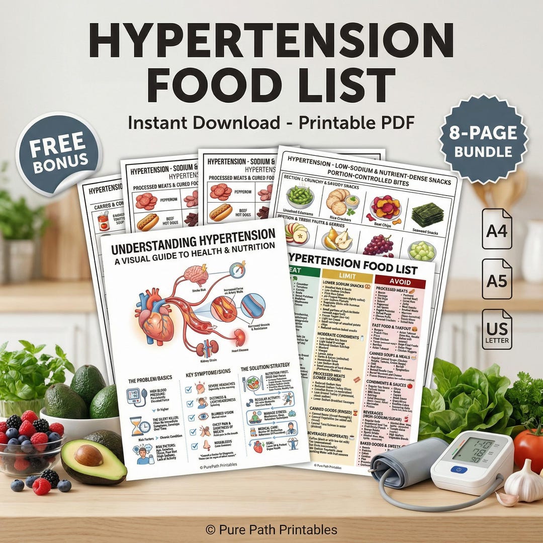 Hypertension Diet Food List | DASH Diet Guide | High Blood Pressure ...