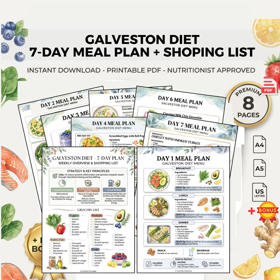 Terrific Galveston Diet Meal Plan Pdf Pictures