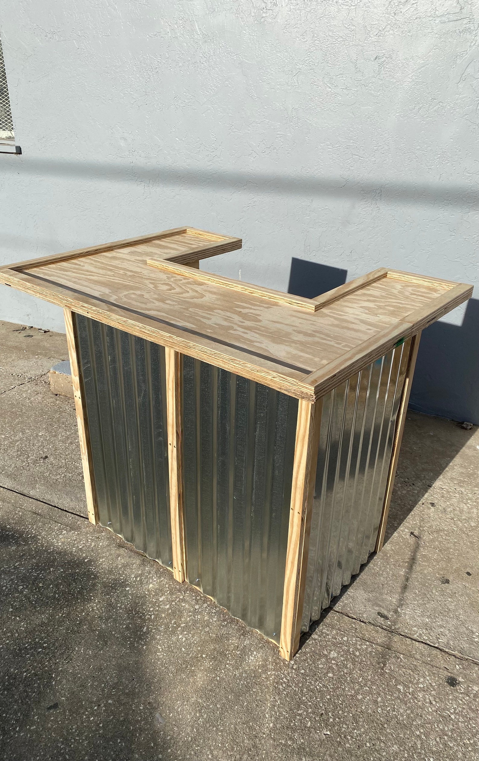 4x3” U Shape Basement Bar. Reception Desk. Cash Wrap. - Etsy