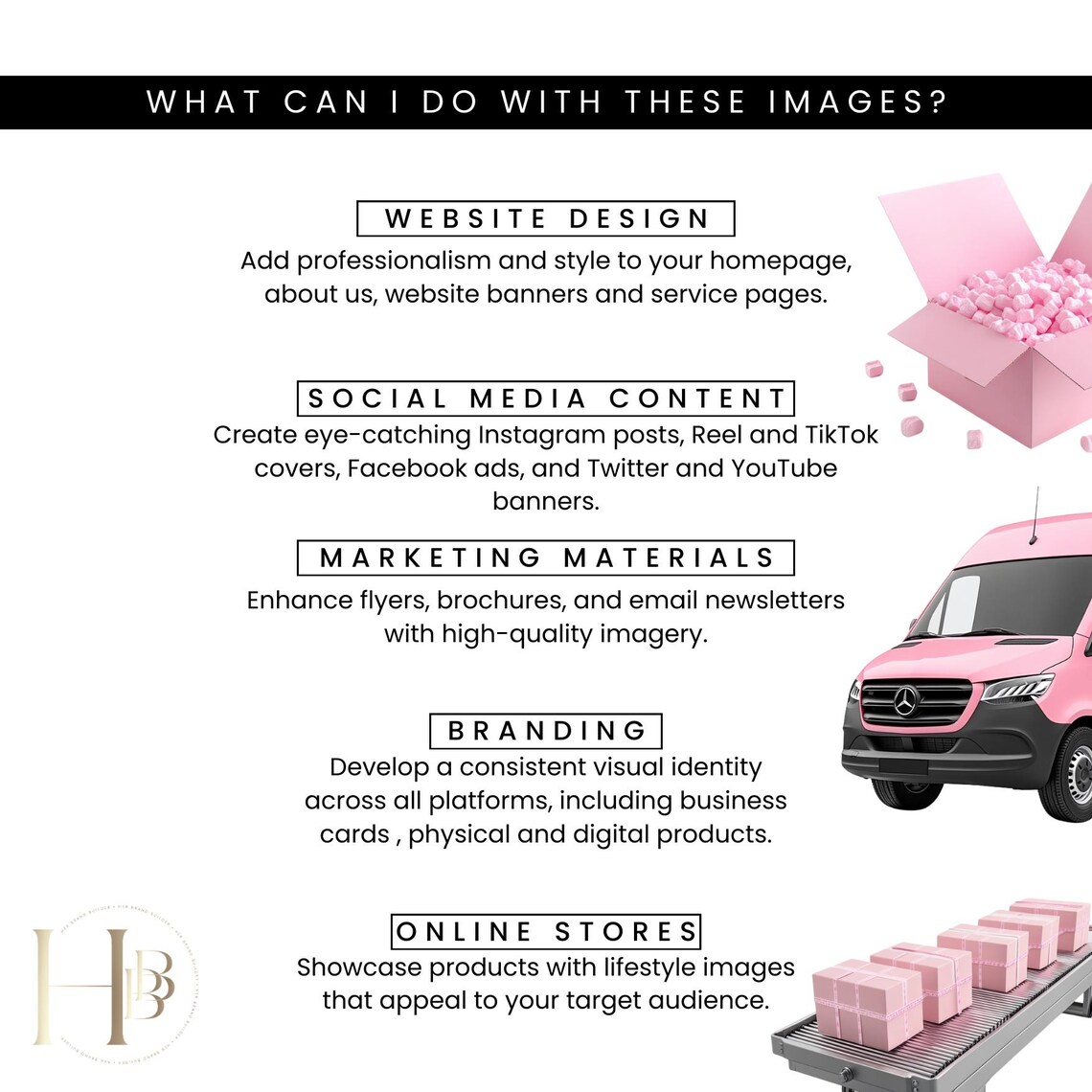 Pink Shipping Clipart Mock-ups: 60 Premium High-quality Images ...