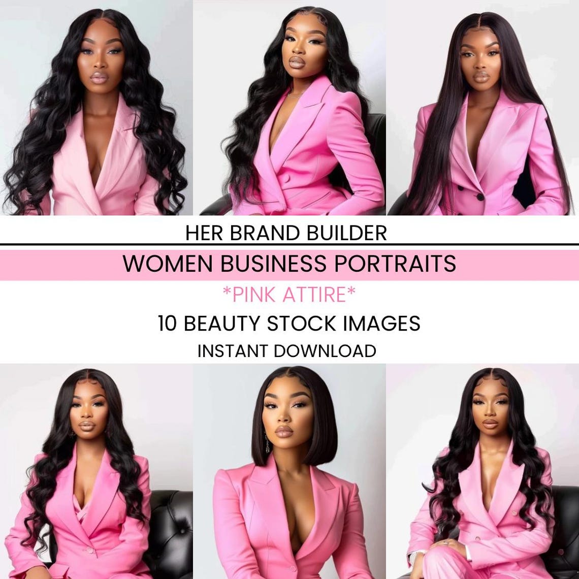 The Pink Standard: Premium Business Portrait Stock Images - Etsy